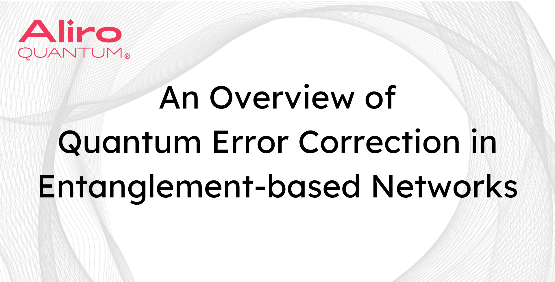 Error Correction in Entanglement-based Advanced Secure Networks